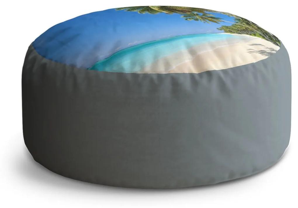 Sablio Taburet Circle Palmová pláž: 40x50 cm