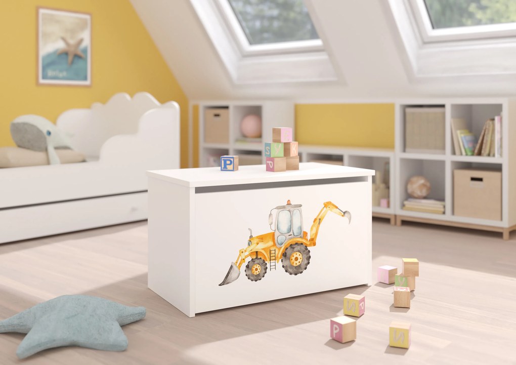 ADRK Furniture Truhla na hračky DARIA TB-Dar-W-DIG-n-O042