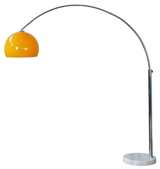 INV Stojací lampa Orbit II oranžová 175-205 cm