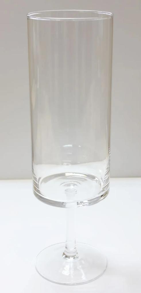 Skleněná váza na stopce 19-809/A | BIANO