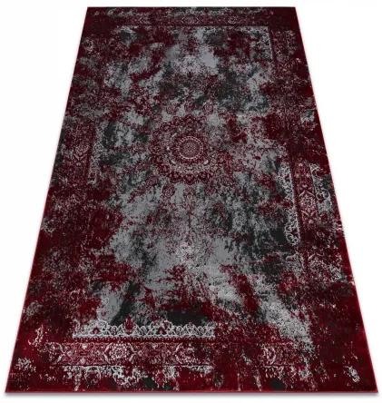 Moderní koberec VINCI 1407 Růžice vintage Strukturální červený / an velikost 180x270 cm | krásné koberce cz