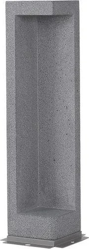 NV 9790021 Venkovní sloupkové svítidlo GRANTE šedý beton a hliník LED 5W 3000K 220-240V IP65 - NOVA LUCE