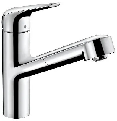 Hansgrohe Focus M42 - Dřezová baterie M427-H150 s výsuvnou sprškou, chrom 71814000