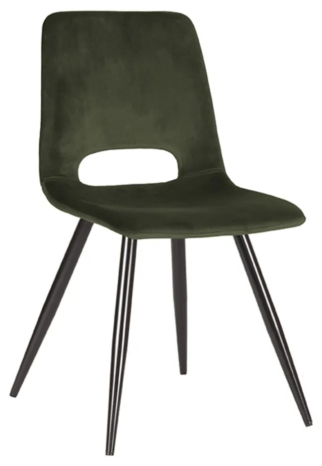 LABEL51 jídelní židle JOSH zelená Color: Army green UK-30.303