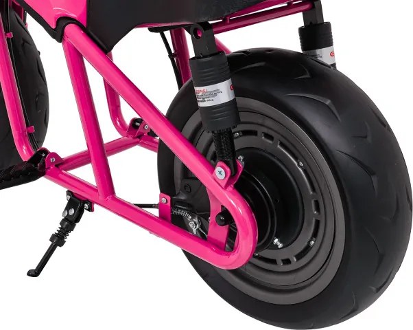 Elektrická motorka SUPERMOTO růžová