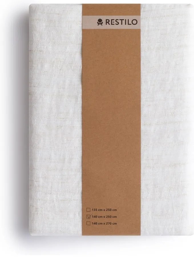 Krémová záclona 140x270 cm Drimar – Restilo