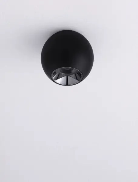 Minimalická bodová svítilna Nano Černá