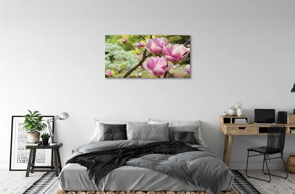 Obrazy na plátně magnolie strom 100x50 cm