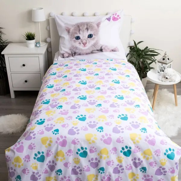 Jerry Fabrics Povlečení fototisk Kitten colour 140x200, 70x90 cm