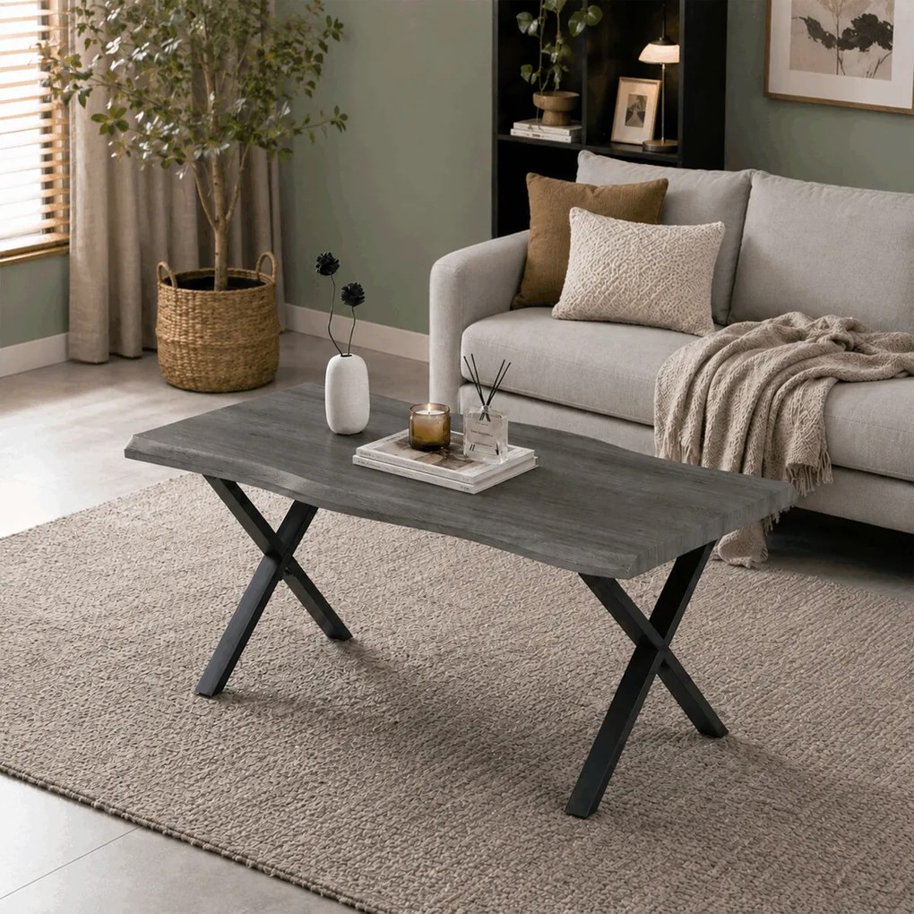 Autronic Konferenční stolek CT-F4312 60x120 cm Odstín: Staré dřevo