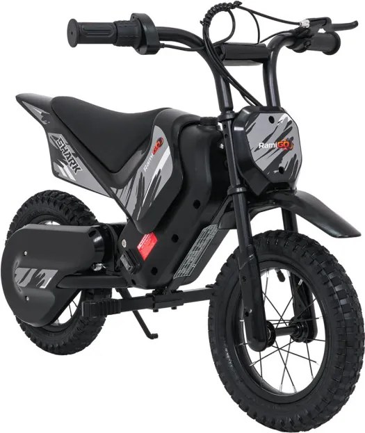 Elektrická motorka SHARK černá