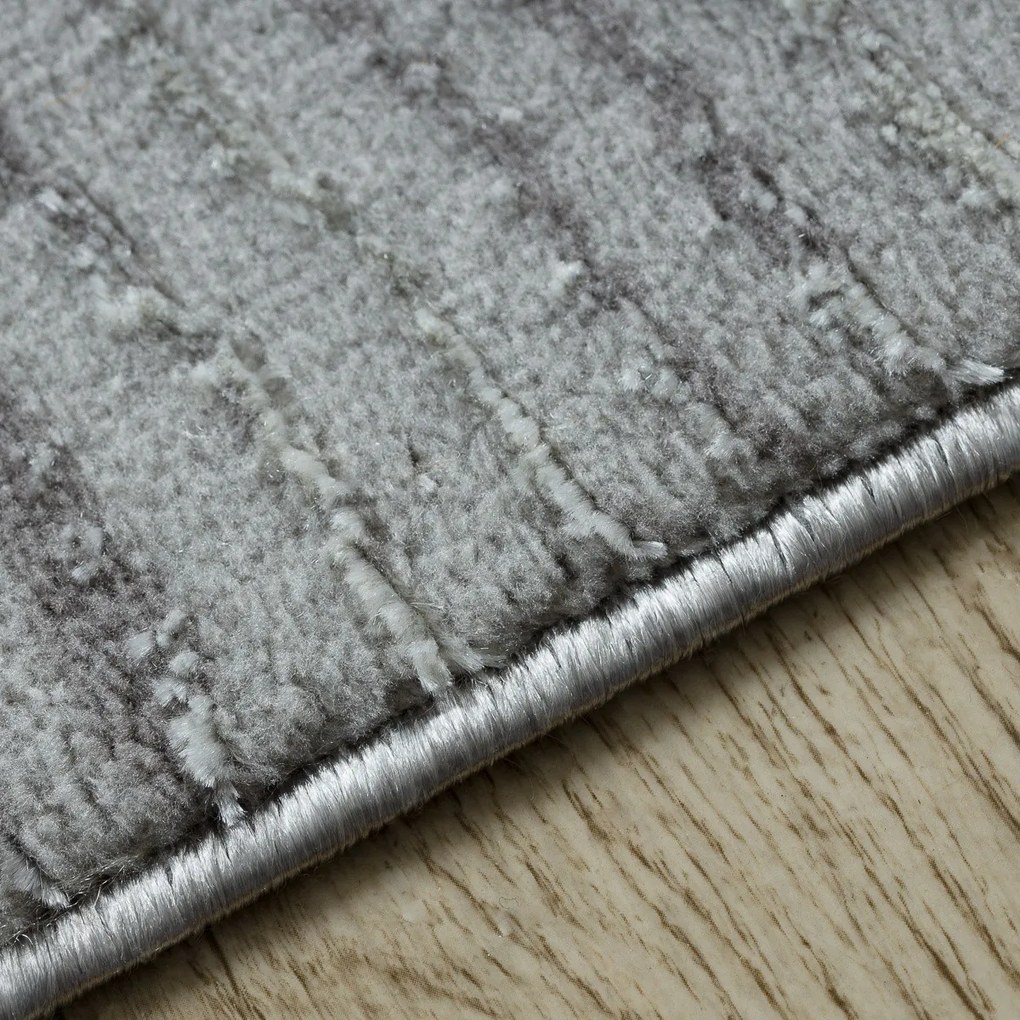 Dywany Łuszczów, Kusový koberec Bliss Z206AZ256 grey, 140x190, šedá, kancelář