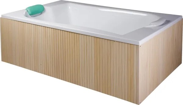 Olsen Spa Obdélníková vana PADOVA Nožičky k vaně - 2x Nožičky, Rozměr vany - 180 × 110 cm VANPAD18+VANNOZ+VANNOZ