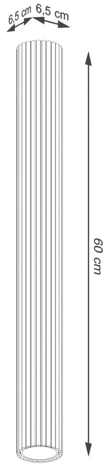 Černé bodové svítidlo Gleam – Sollux