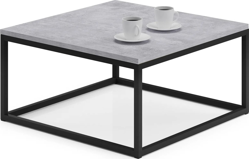 ADRK Furniture Konferenční stolek BELTEN 65x65 CT-BEL-B-BE