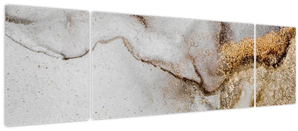 Obraz - Mramorový inkoust (170x50 cm)
