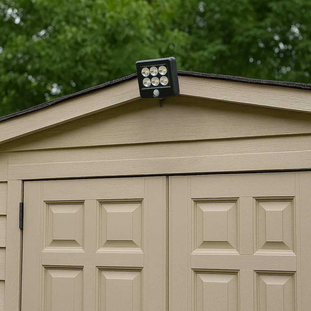 Exteriérové solární LED svítidlo Depo, 1x LED 1,05w, černá
