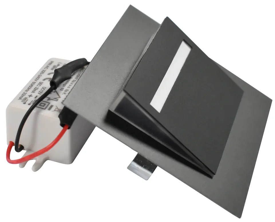 Schodišťové LED svítidlo Fero, 1x LED 0,6w, 4000k, b
