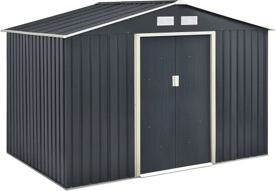 Juskys Zahradní domek XL 277×191×192 cm - antracit