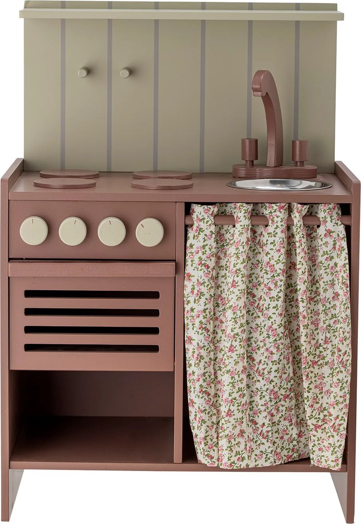 BLOOMINGVILLE Mini kuchyňka Pippi, hnědá, MDF