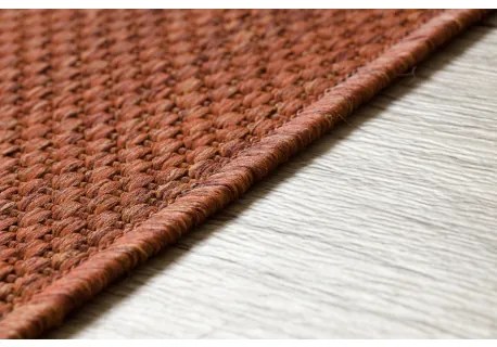 Koberec FLAT 48663/120 SISAL - terakota HLADKÝ