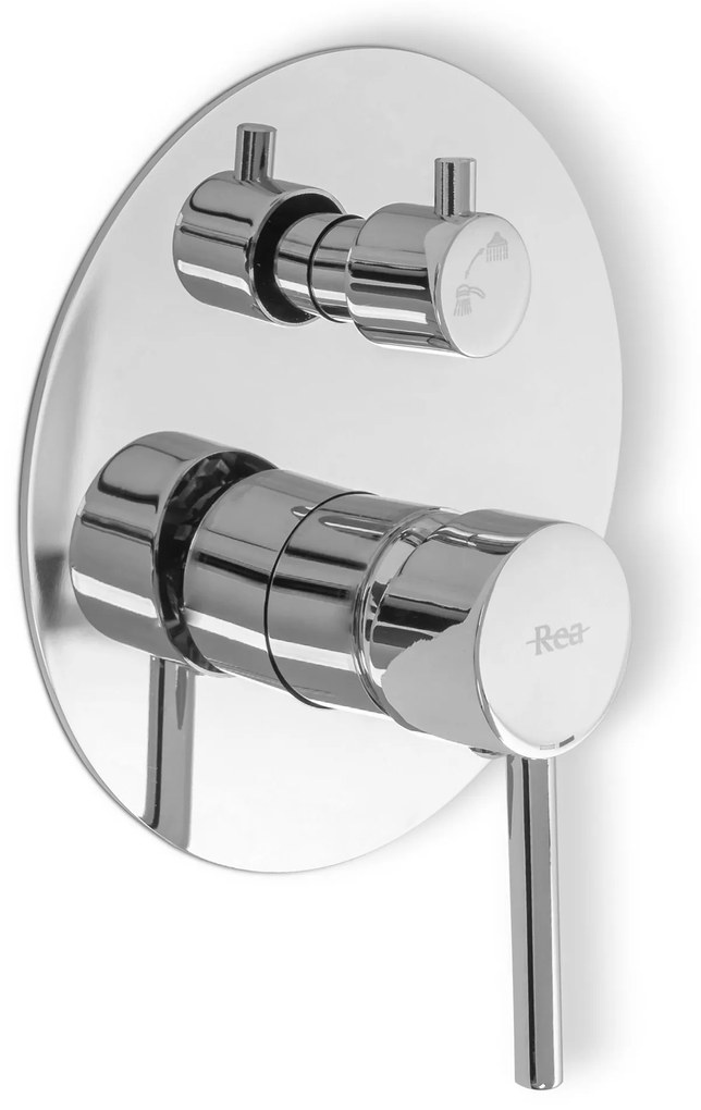 Rea Lungo - Podomítkový sprchový set, chrom, REA-P8007