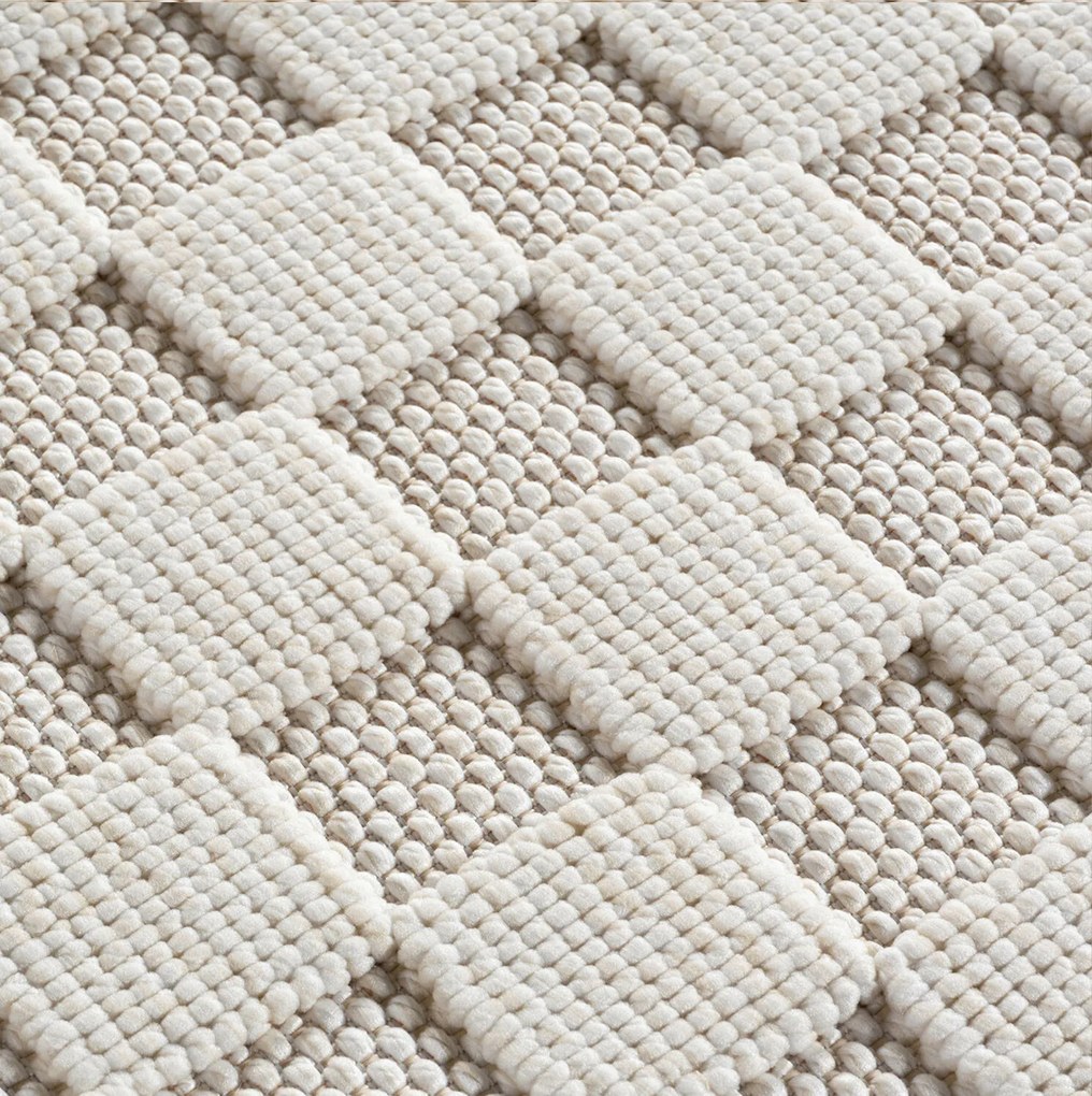 Kusový koberec Helix 2203 cream kruh, 120x120, biela, chodba / predsieň, Ayyildiz
