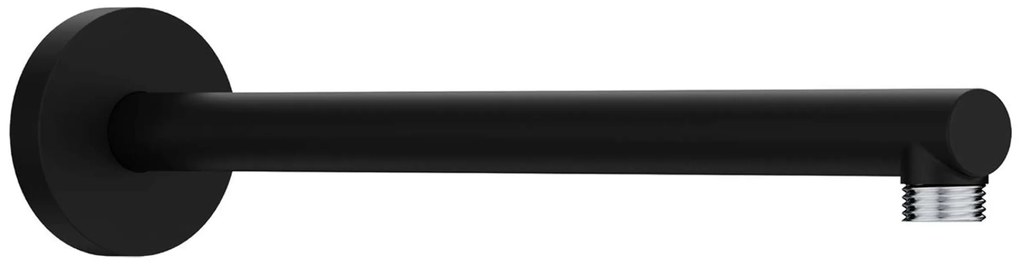 Hansgrohe - Sprchové rameno, 39 cm, matná černá 24357670