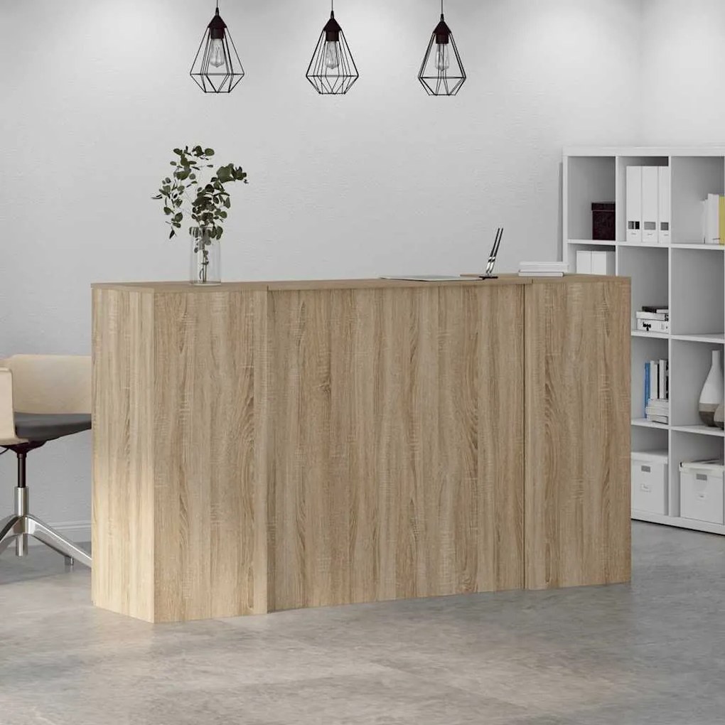 Recepční stůl dub sonoma 180x50x103,5 cm kompozitní dřevo 3324207