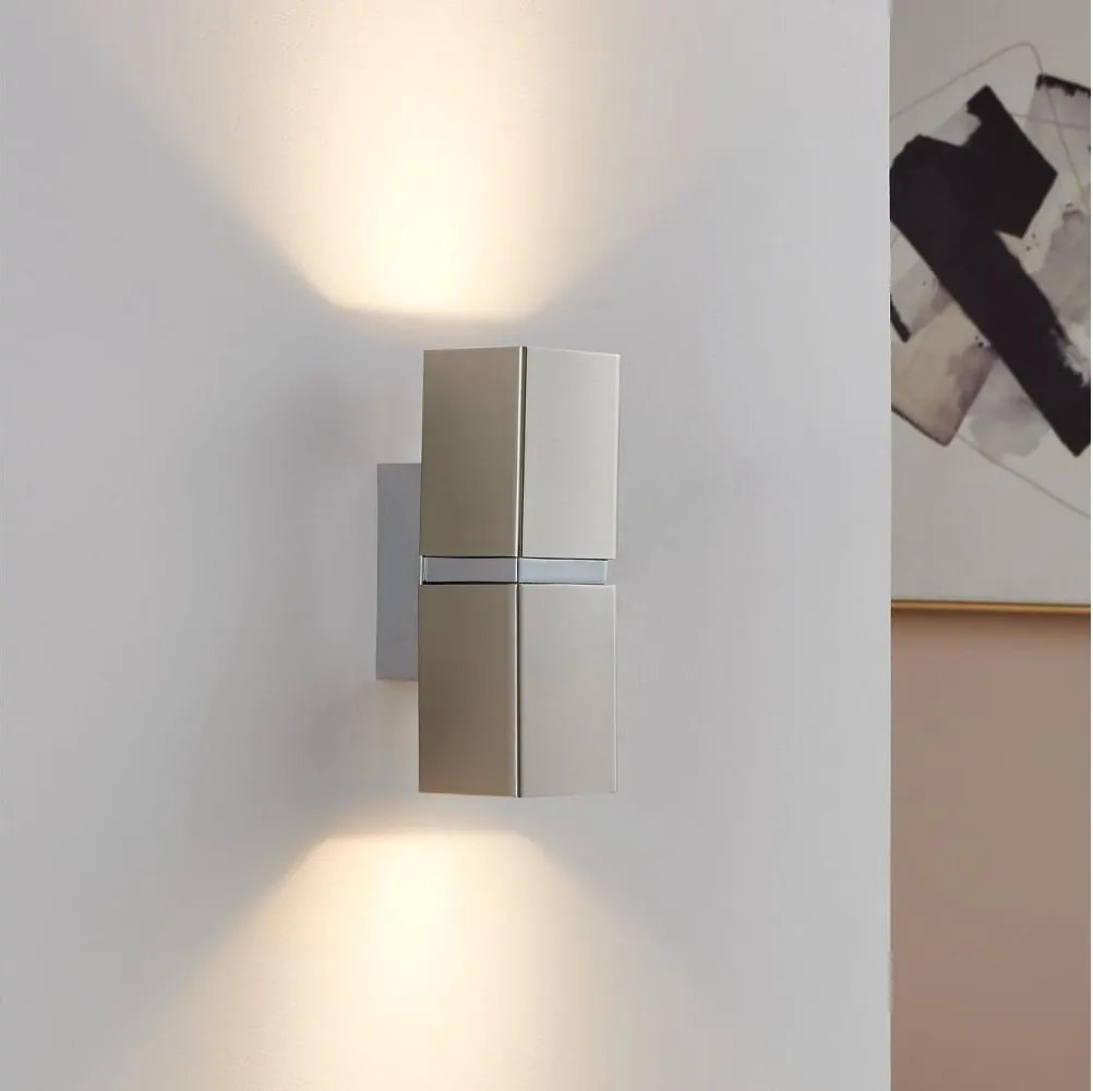 Eglo 96264 - LED Nástěnné svítidlo PASSA 2xGU10/2,8W/230V hranaté