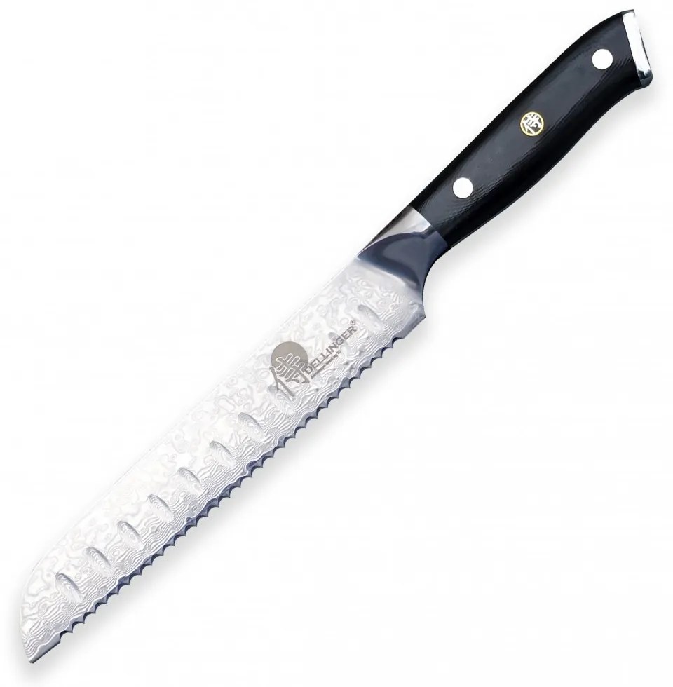 nůž na pečivo Bread 8" (195mm) Dellinger Samurai Professional Damascus vg-10