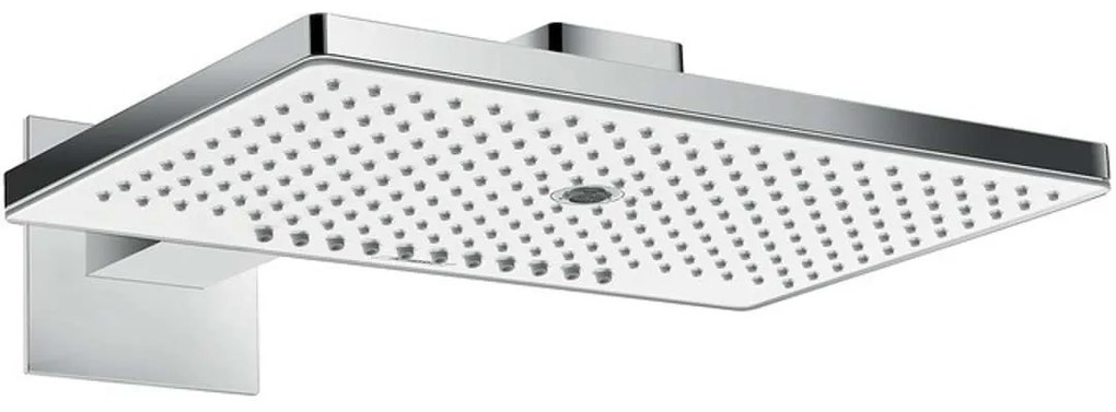 Hansgrohe Rainmaker Select - Hlavová sprcha 460, 3 proudy, Ecosmart 9 l/min, sprchové rameno 46 cm,bílá/chrom 24017400