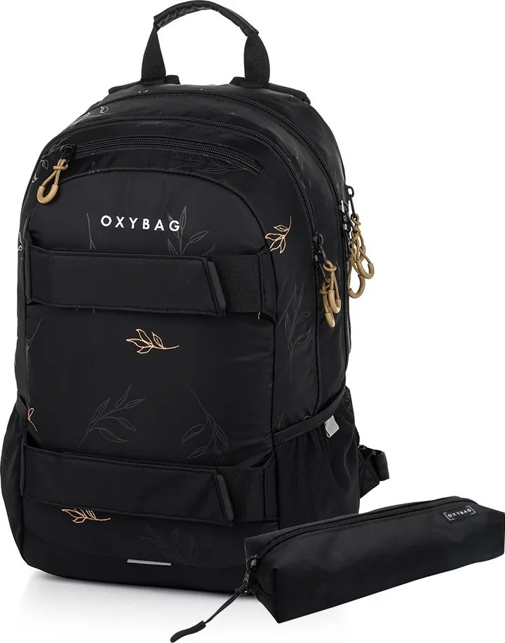 Oxybag OXY SPORT - set 2 ks: studentský batoh Flowers, penál