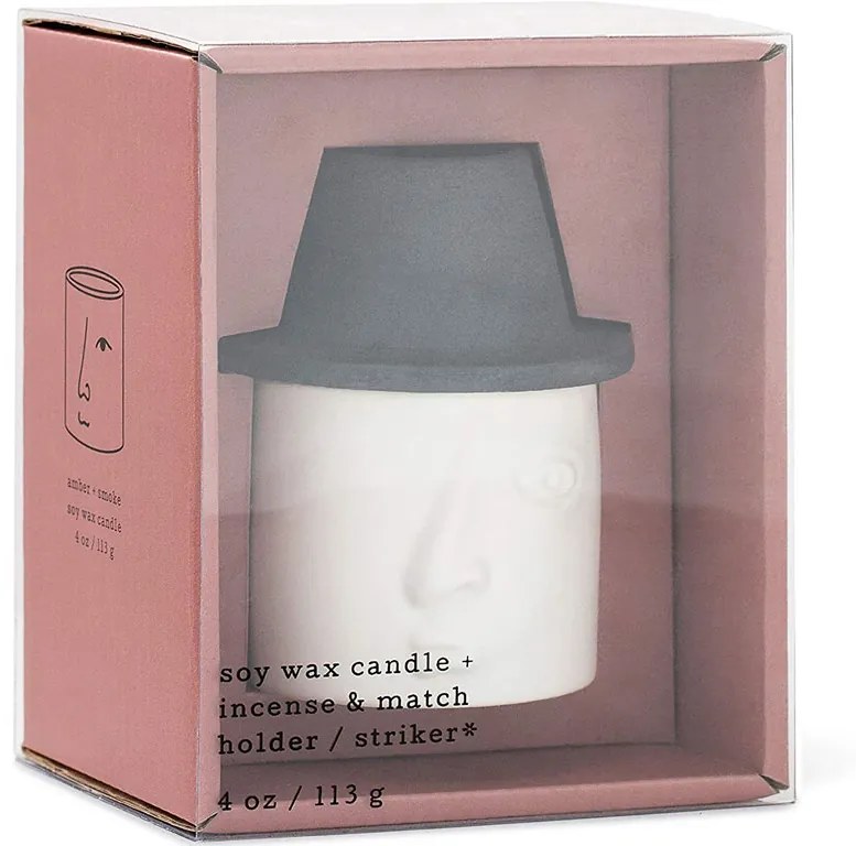 Paddywax – Persona Francesco vonná svíčka Amber & Smoke (Kouřová ambra), 113 g