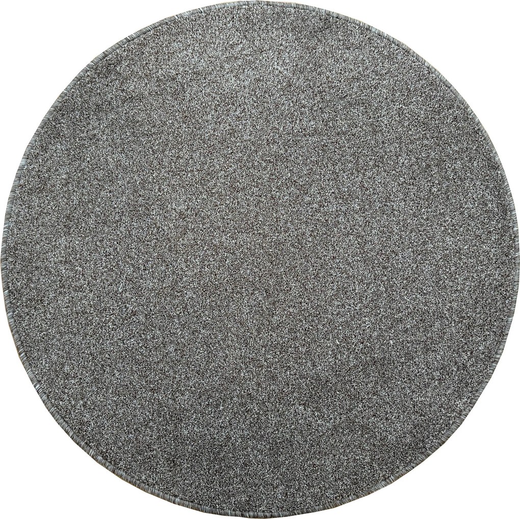 Vopi, Kusový koberec Apollo Soft hnědý kruh, 57x57 (průměr) kruh, hnědá, chodba / předsíň