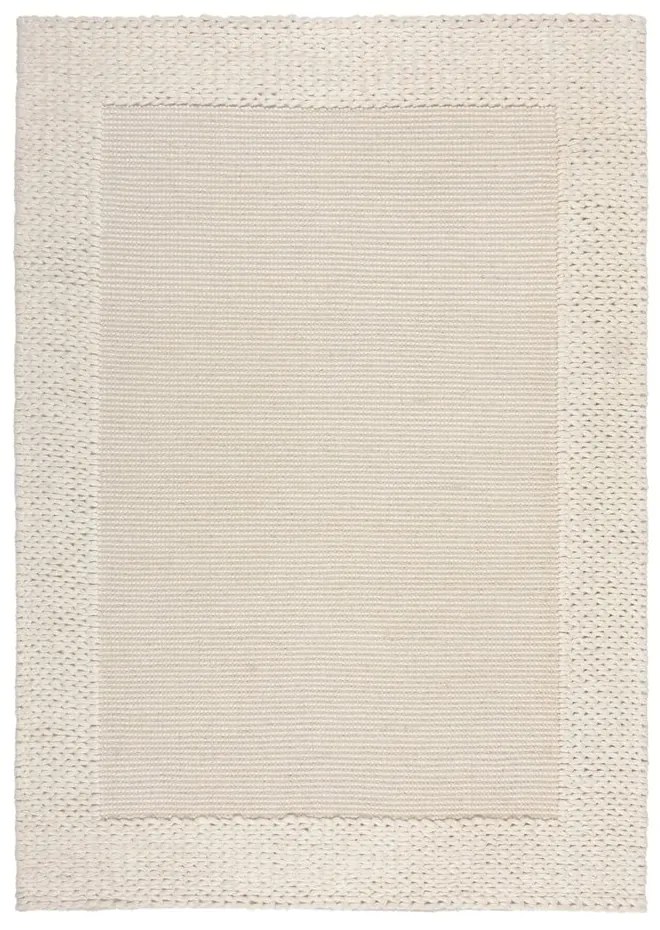 Béžový vlněný koberec 170x120 cm Rue - Flair Rugs