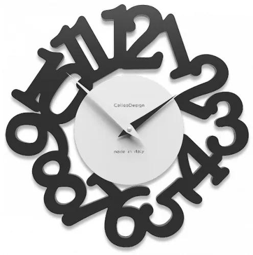Designové hodiny 10-009 CalleaDesign Mat 33cm (více barevných variant) Barva bílá-1 - RAL9003