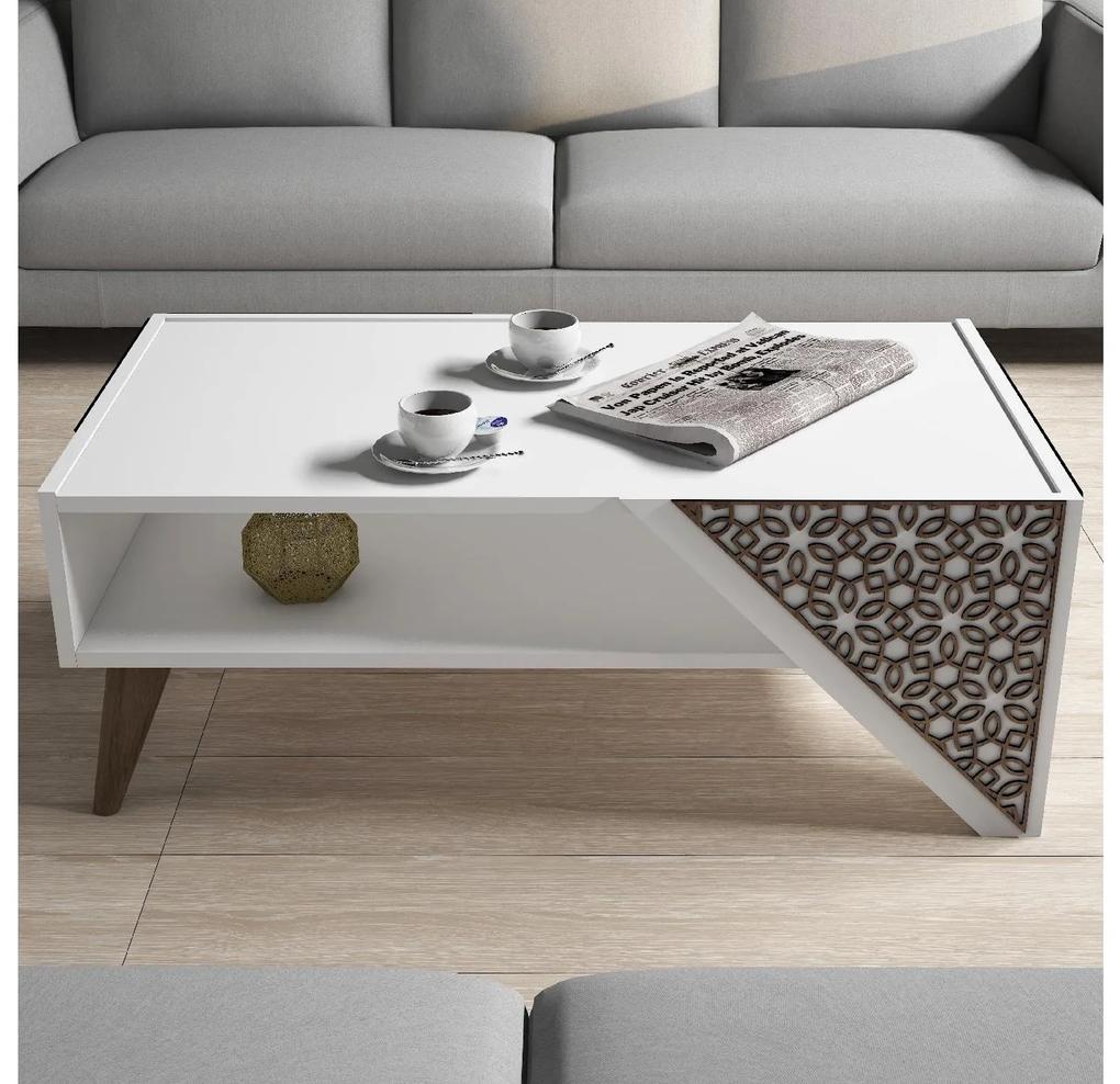 Konferenční stolek Berny (bílá). 1089550