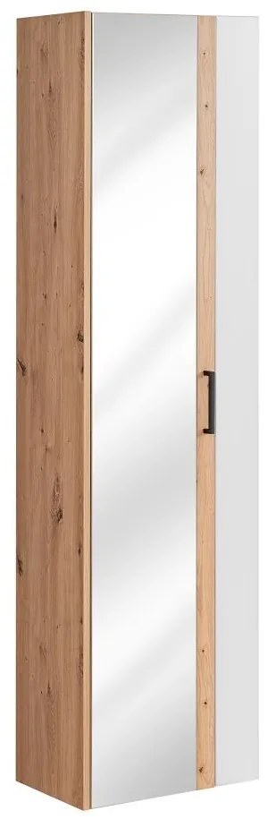 Koupelnová skříňka MADEIRA BÍLÁ 803 - vysoká se zrcadlem