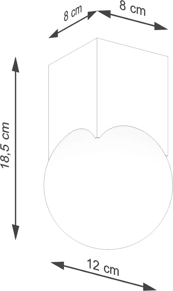 Sollux Lighting Stropní svítidlo SOLIS přírodní dřevo