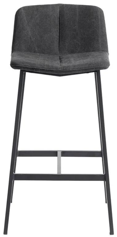 Muubs Barová židle CHAMFER 65 cm, antracitová