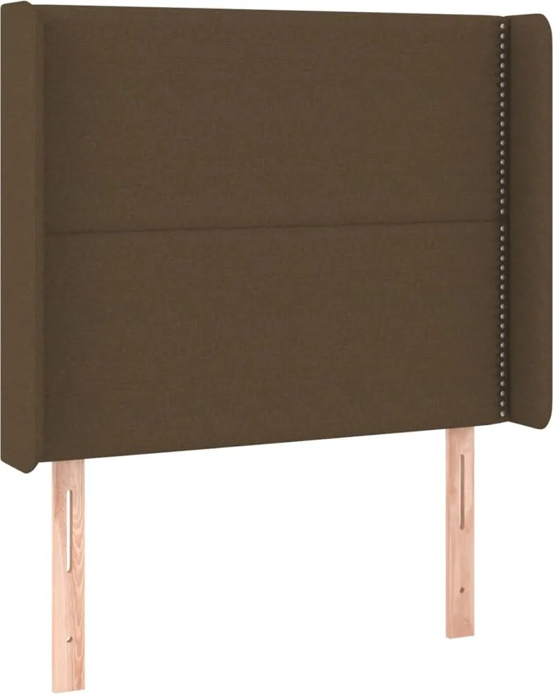 Box spring postel s matrací a LED taupe 90x200 cm textil 3138769