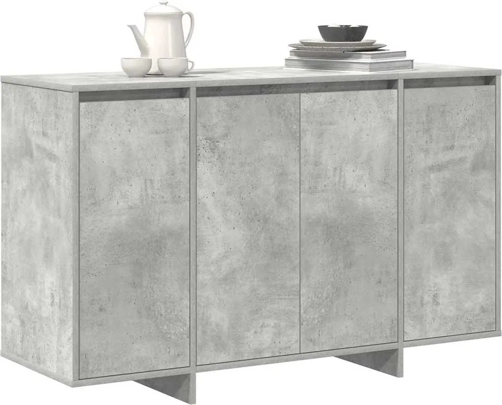 Servírovací skříň Betonově šedá 120 x 41 x 75 cm 3333899