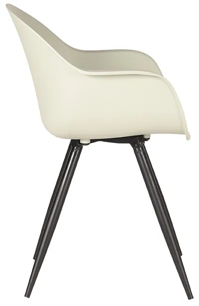 LABEL51 jídelní židle LUCA bílá Color: Breeze FF-45.005