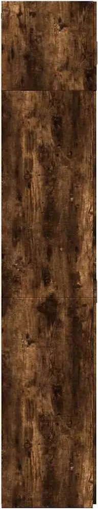 Úzká úložná kouřový dub 70x42,5x225 cm kompozitní dřevo 3281333