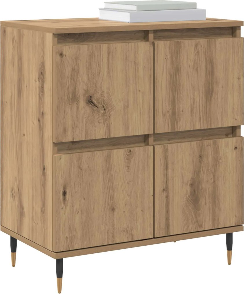 Úložná skříňka 3 ks Artisanový dub 60 x 35 x 70 cm 3394510