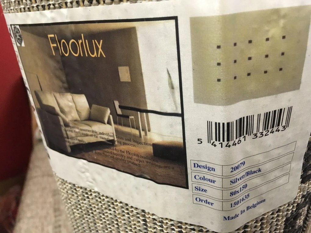 Devos Caby (DC Carpets), Kusový koberec FLOORLUX Silver/Black 20079 – na ven i na doma, 240x330, béžová, chodba / předsíň