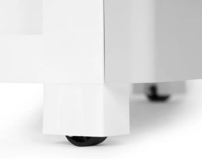 Multistore Regál na kolečkách 5 polic White/ Grey