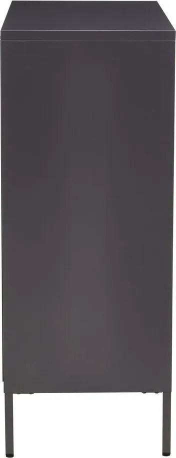 Šedá ocelová vitrína 80x102x40 cm Acier – Premier Housewares