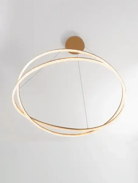 Designový lustr Ophelia zlatá